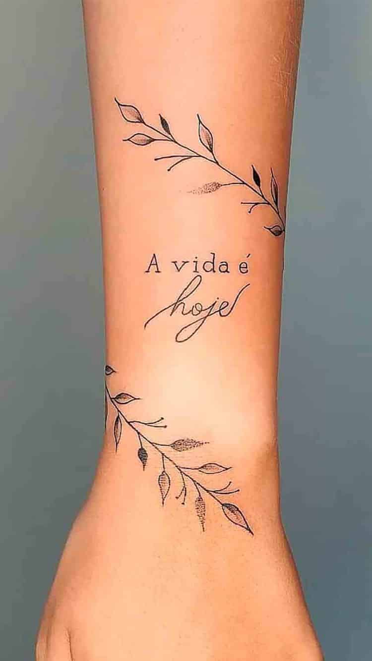 Tatuagens De Frases Inspirações Criativas E Significados