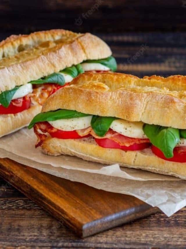 Receita de sanduíche caprese